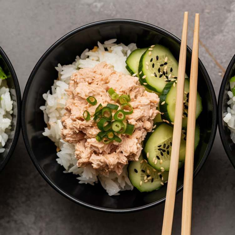 SPICY TUNA BOWLS WITH CAULIFLOWER RICE - DailyNutriBites